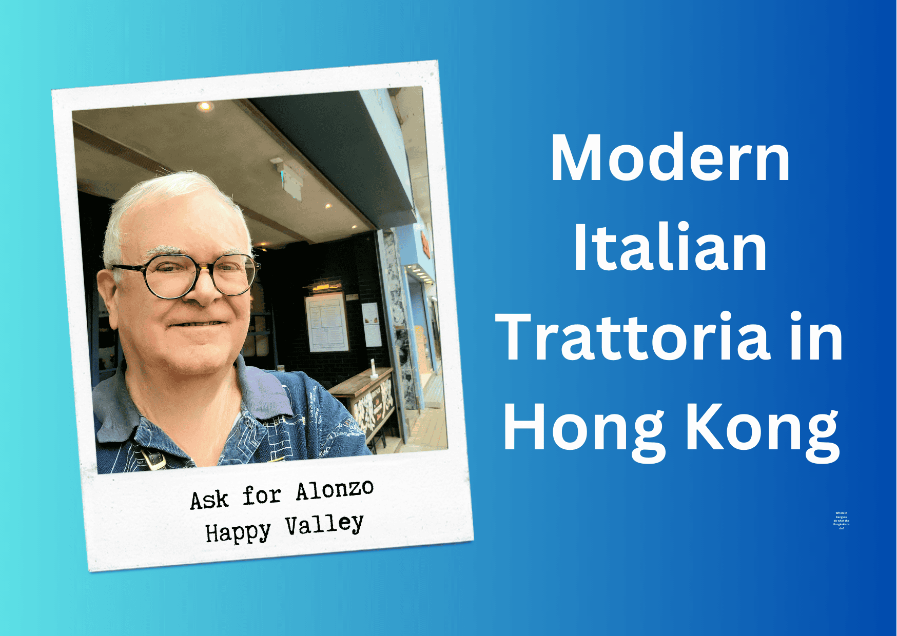Ask for Alonzo Italian Restaurant Hong Kong - the Authentic Taste of ...
